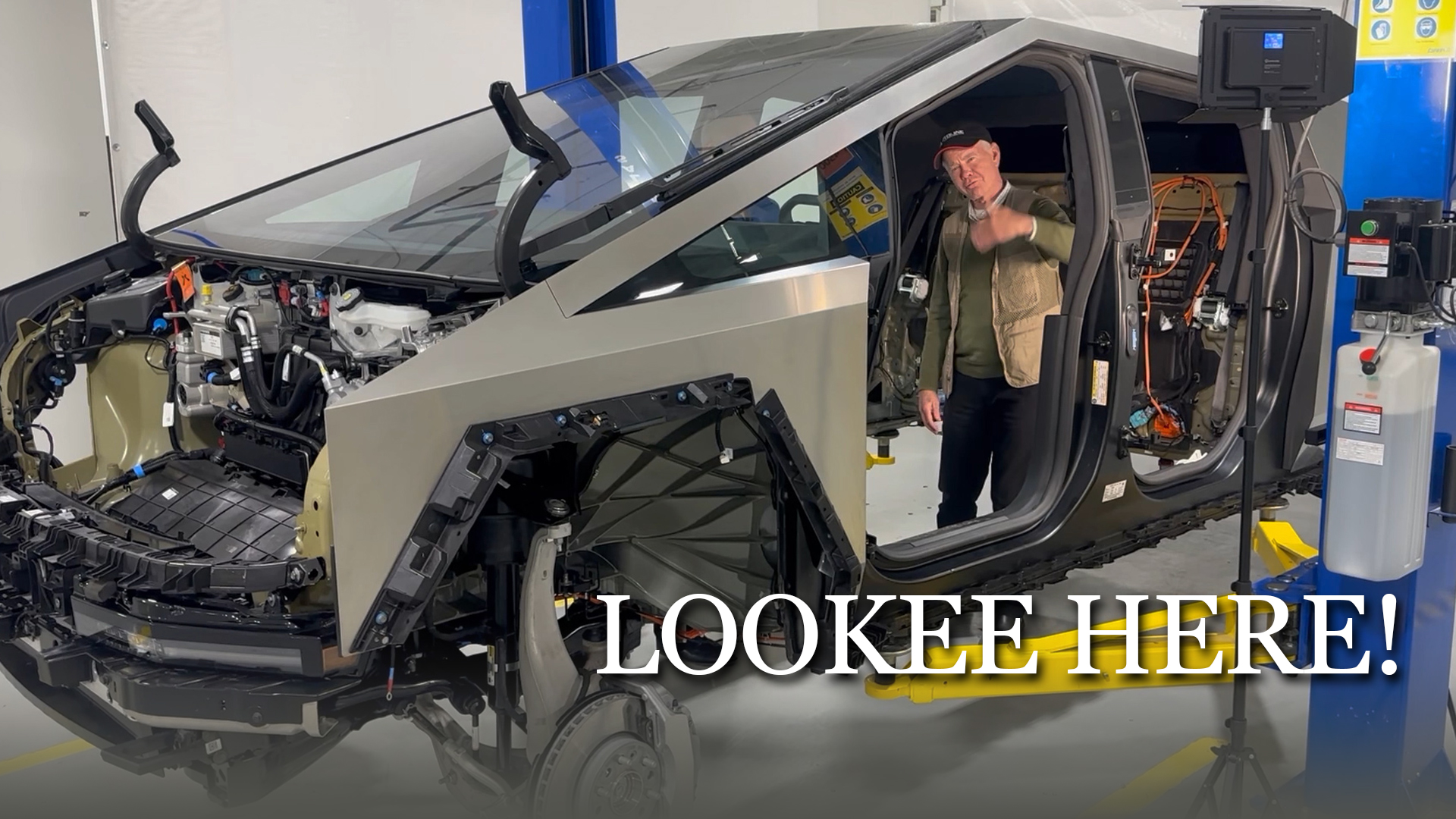 World's 1st Cybertruck Teardown - Steer-by-Wire, 48V, Battery ...