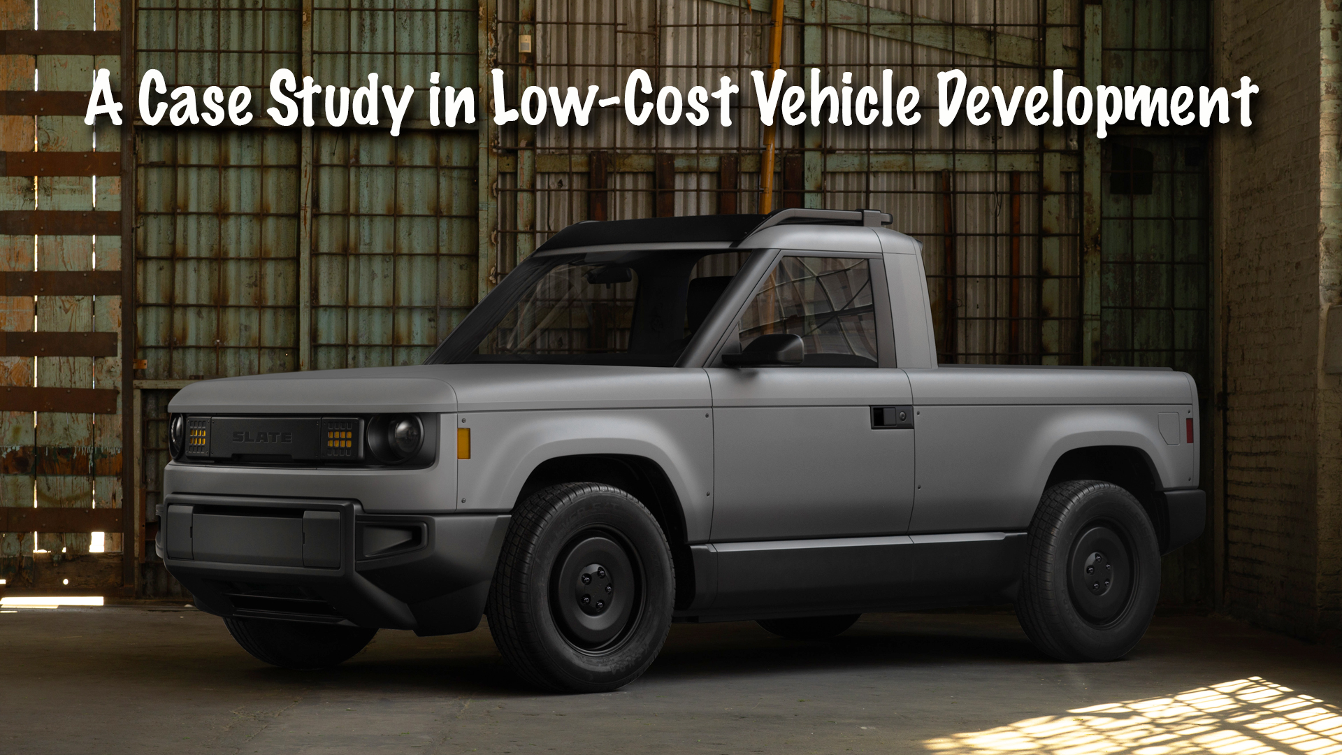 Everything You Want To Know About That Slate EV Pickup - Autoline